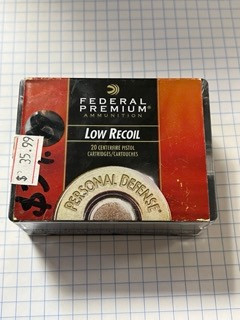 Federal 380 Low Recoil Hydroshock 90grn. 20 Rounds | Bonnie Blue Arms Sup