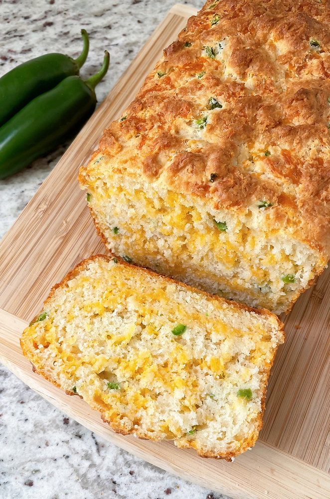 Jalapeño Cheddar Quick Bread