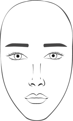 how to draw eyebrow for long face