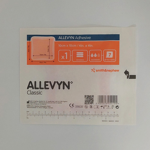 Allevyn Dressing, 10 x 10 cm | Luminous Skin Cancer and Scar Centre