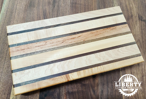 Stripe Pattern Cutting Board | Liberty Lumber