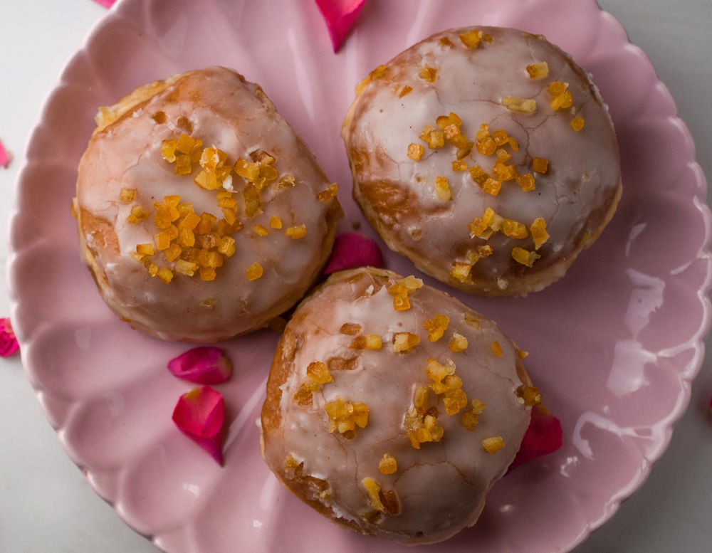 Baked Paczki (Polish doughnuts)
