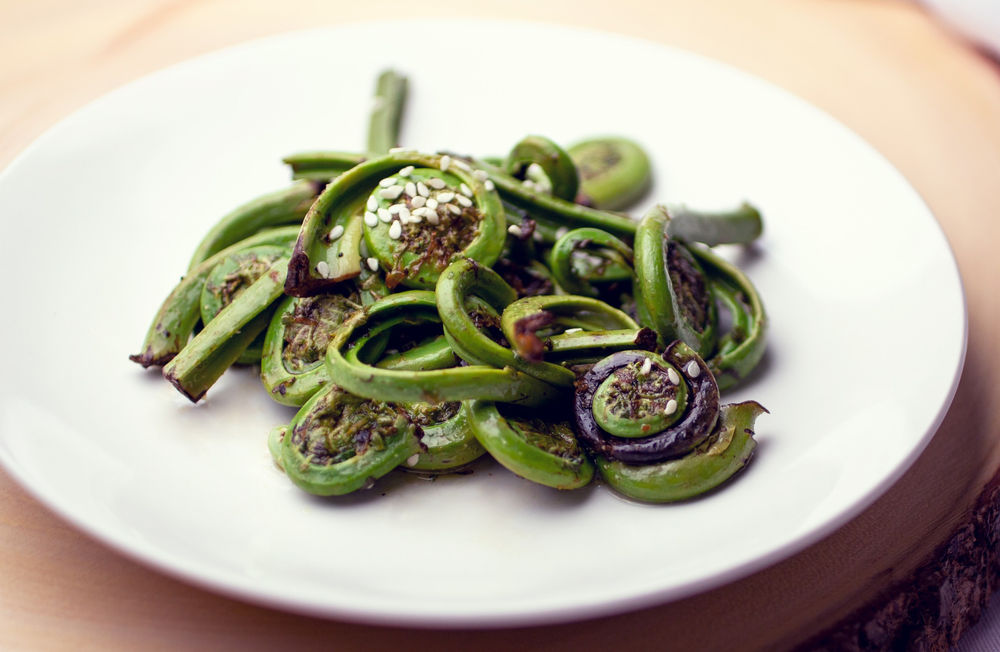 Sautéed Fiddleheads