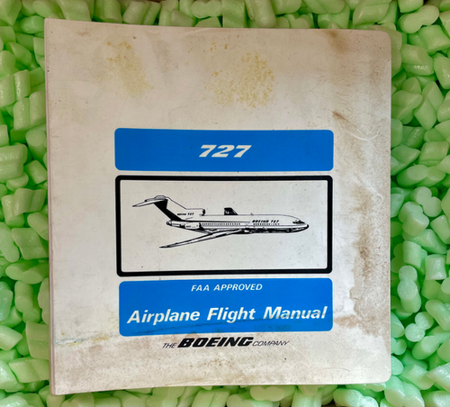 FAA 727 Airplane Flight Manual | Aviation Emporium