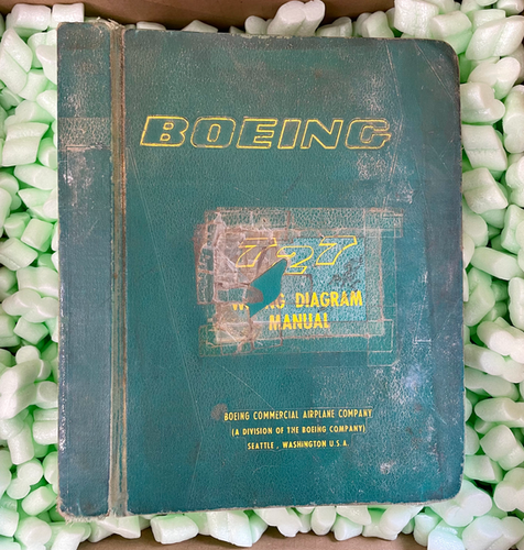 Boeing 727 Wiring Diagram Manual Volume 1 | Aviation Emporium