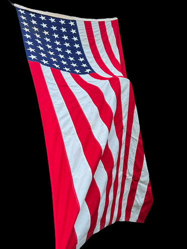 WW2 ERA 48 STAR AMERICAN FLAG 5ft x 9 1/2ft | Kilroy.Store