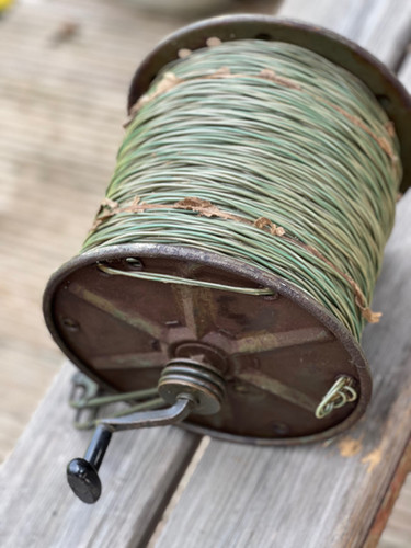 Original WWII U.S. Army Signal Corps DR-8-A Wire Spool | Kilroy.Store