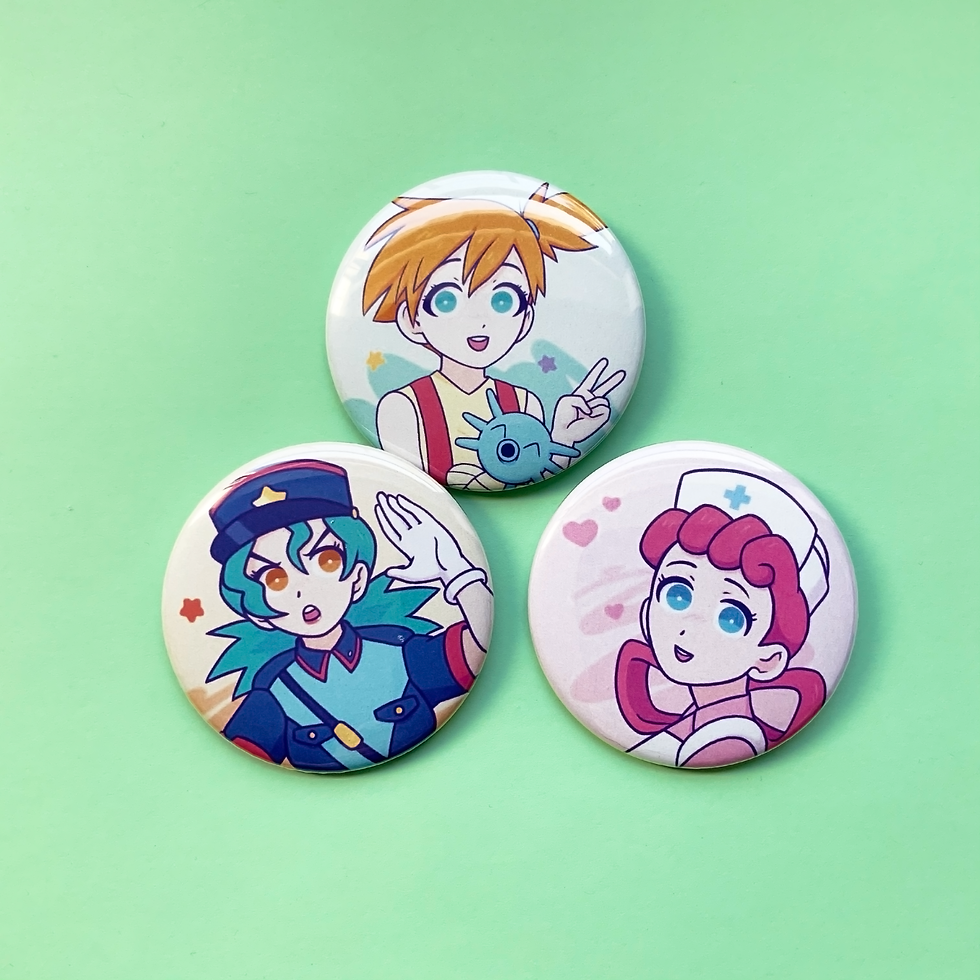 Anime Girl Buttons | scrimsart