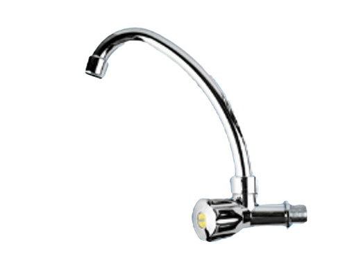 Shertech Wall Round Gooseneck Faucet | DMLorenzo