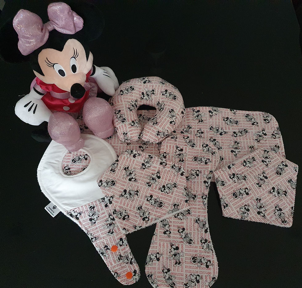 Minnie Mouse 6 piece Feed Set | Keyta Bear Designs