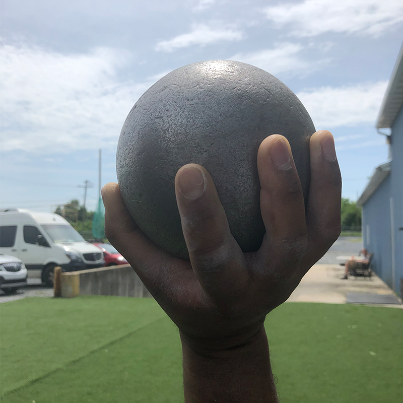How to Hold a Shot Put