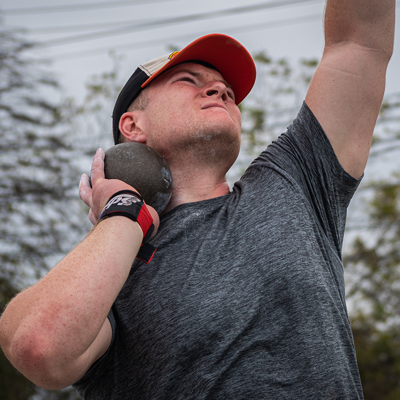 How to Hold a Shot Put