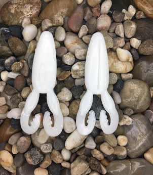 4" ATOMIC TOADS - WHITE | Ramsey Baits