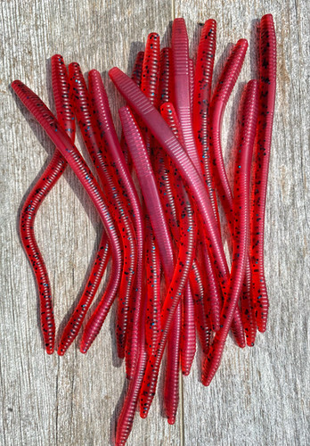 Finesse Worms - Red Bug Shad | Ramsey Baits