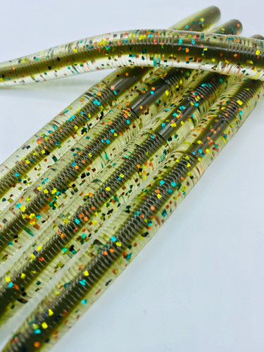 5" CORE SHOT BASS STICK WORMS - GOBY | Ramsey Baits