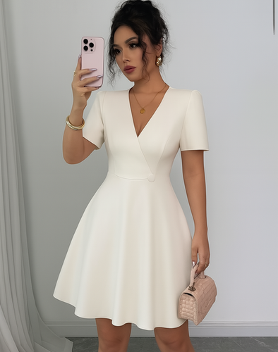 Copia de Vestido coctel perla | Ana Rivero