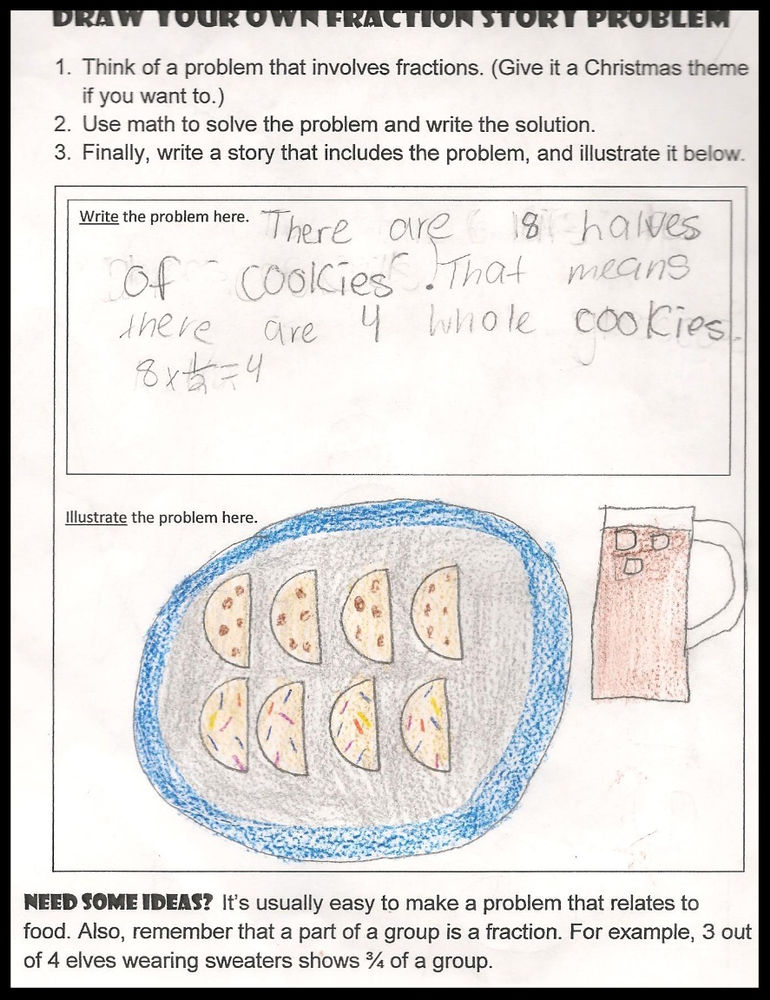 Creating Fraction Story Problems