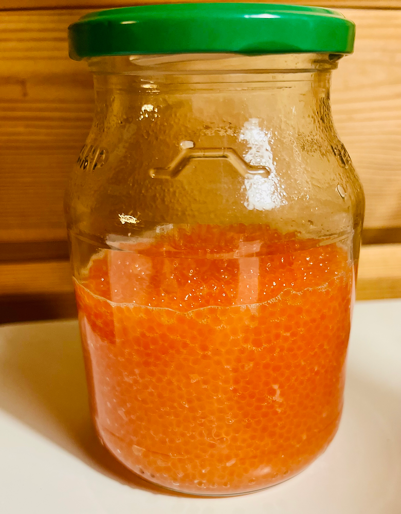 Kaviar aus Forellenrogen
