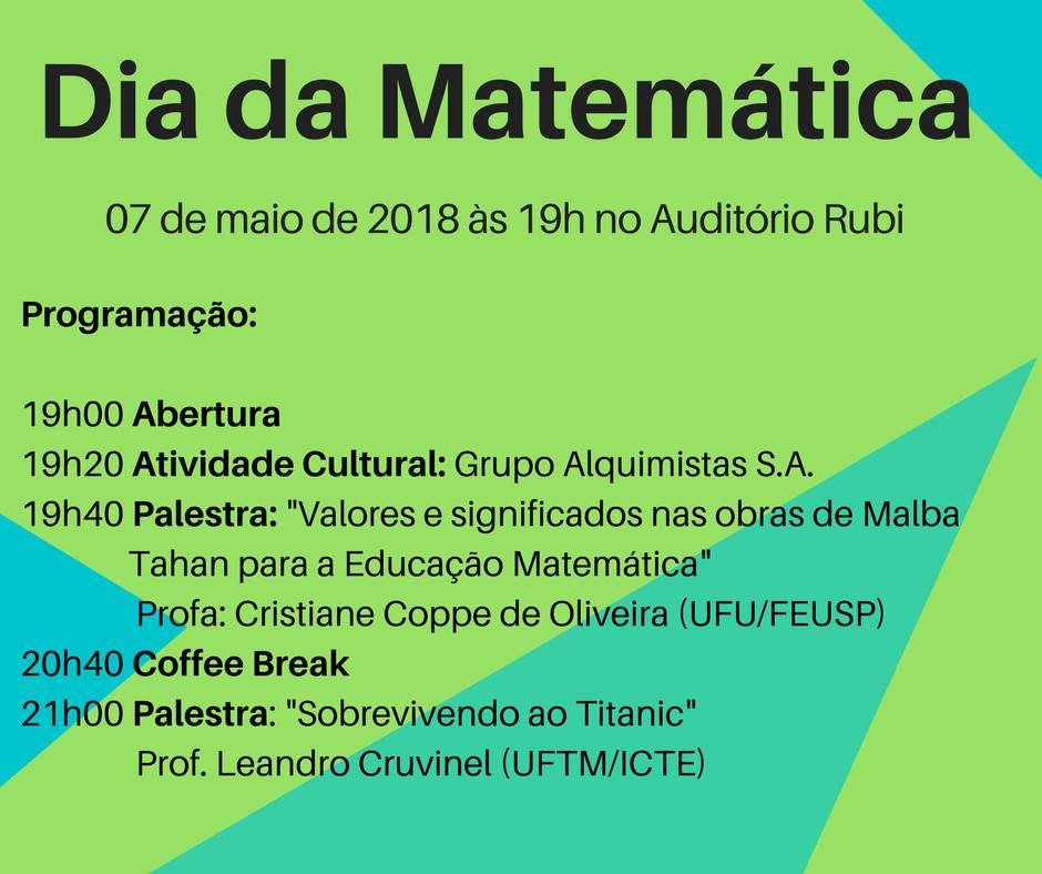 Dia Nacional da Matemática