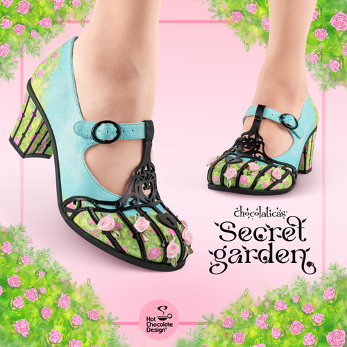 Secret Garden - Hot Chocolate Design Shoes 35,37 | Let's Wear it LOUD
