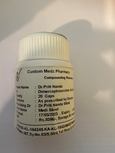 DMSA 100mg | Peak Wellness