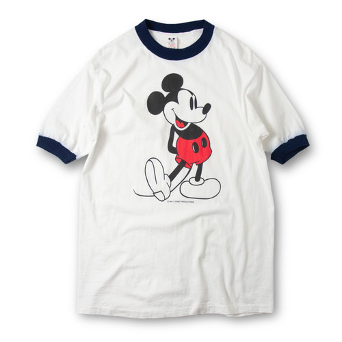 1970s Walt Disney Productions Mickey Mouse Ringer T-Shirts | FREEWAY ...