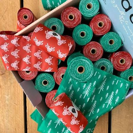 Adios Christmas Poo Bags | Husky Tails UK Ltd