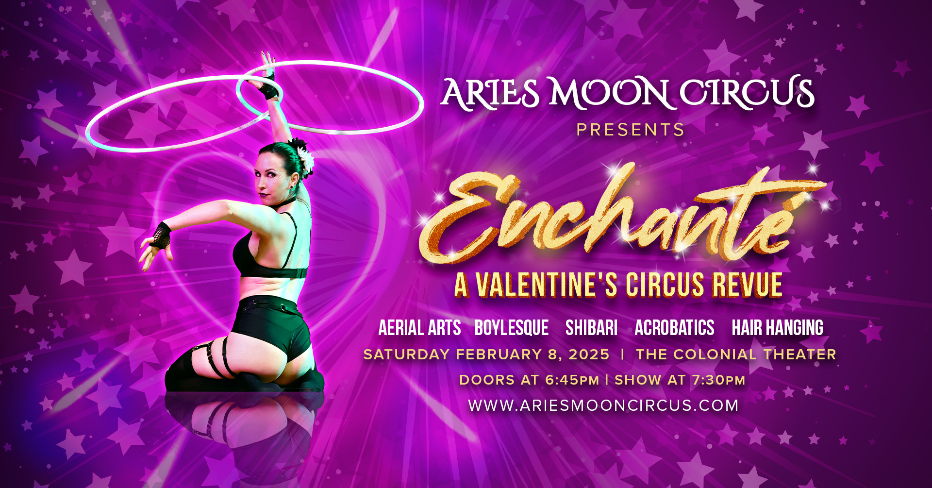Enchanté: A Valentine’s Circus Revue | Aries Moon Circus