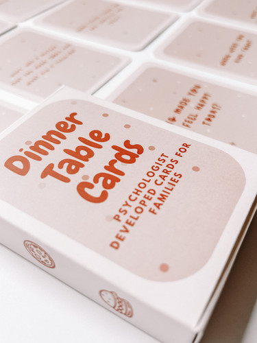 Family Dinner Table Cards | The Sunshine Club