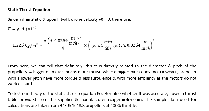 Propeller Calculations