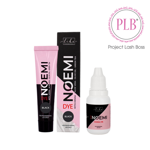Noemi Dye & Developer lotion set for Lash & Brows lift colouring | Project Lash Boss