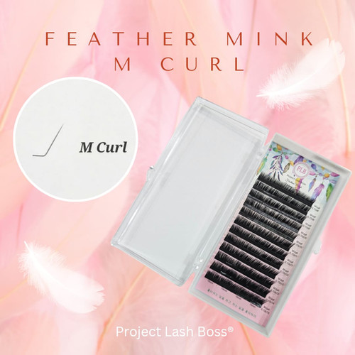 PLB Feather Mink Lash Tray M Curl | Project Lash Boss