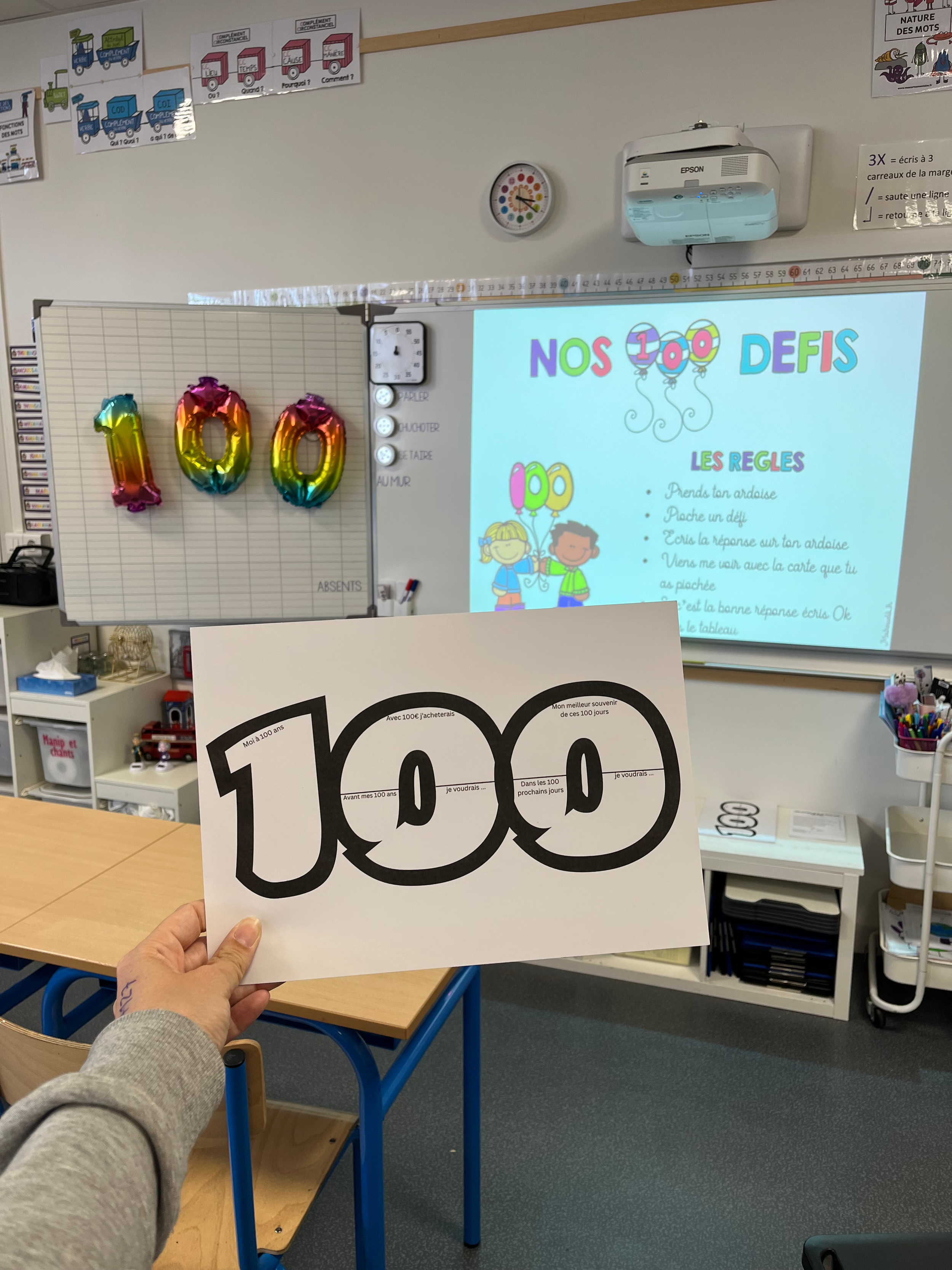 100 jours d'école