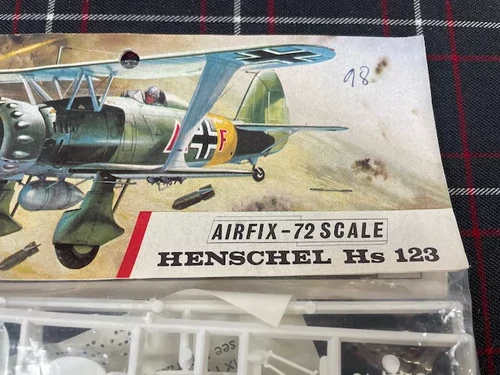 Airfix Model, Vintage Henschel Hs 123 - 172 scale | Marna Hobbies 6