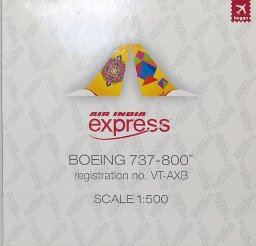 Hogan, Air India, Boeing 737-800, Reg. VT-AXB, 1;500 Scale | Marna ...