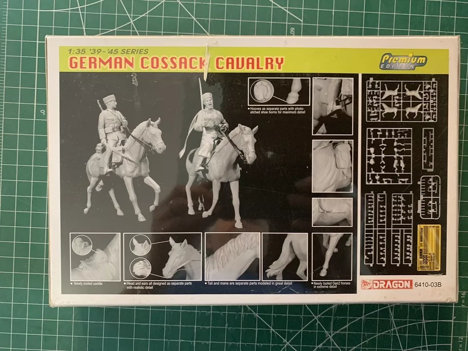 Dragon, WWII German Cossack Cavalry (2 Figures, 2 Horses) (Premium ...