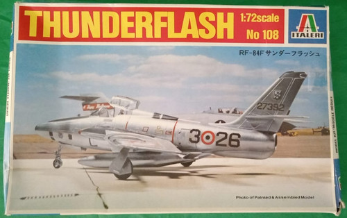 Italeri Models, ThunderFlash RF-84F, No. 108, 1:72 Scale, | Marna Hobbies 6