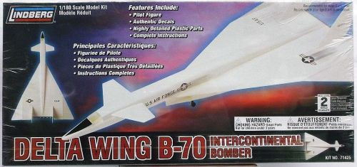 The Lindberg Line, B-70 Delta Wing Intercontinental Bomber Model ...