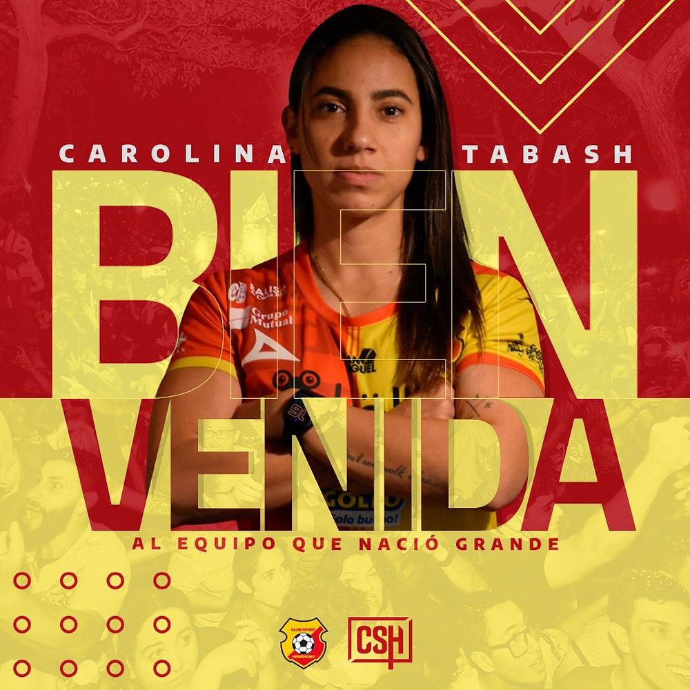 ¡Carolina Tabash es la nueva ficha del Team!