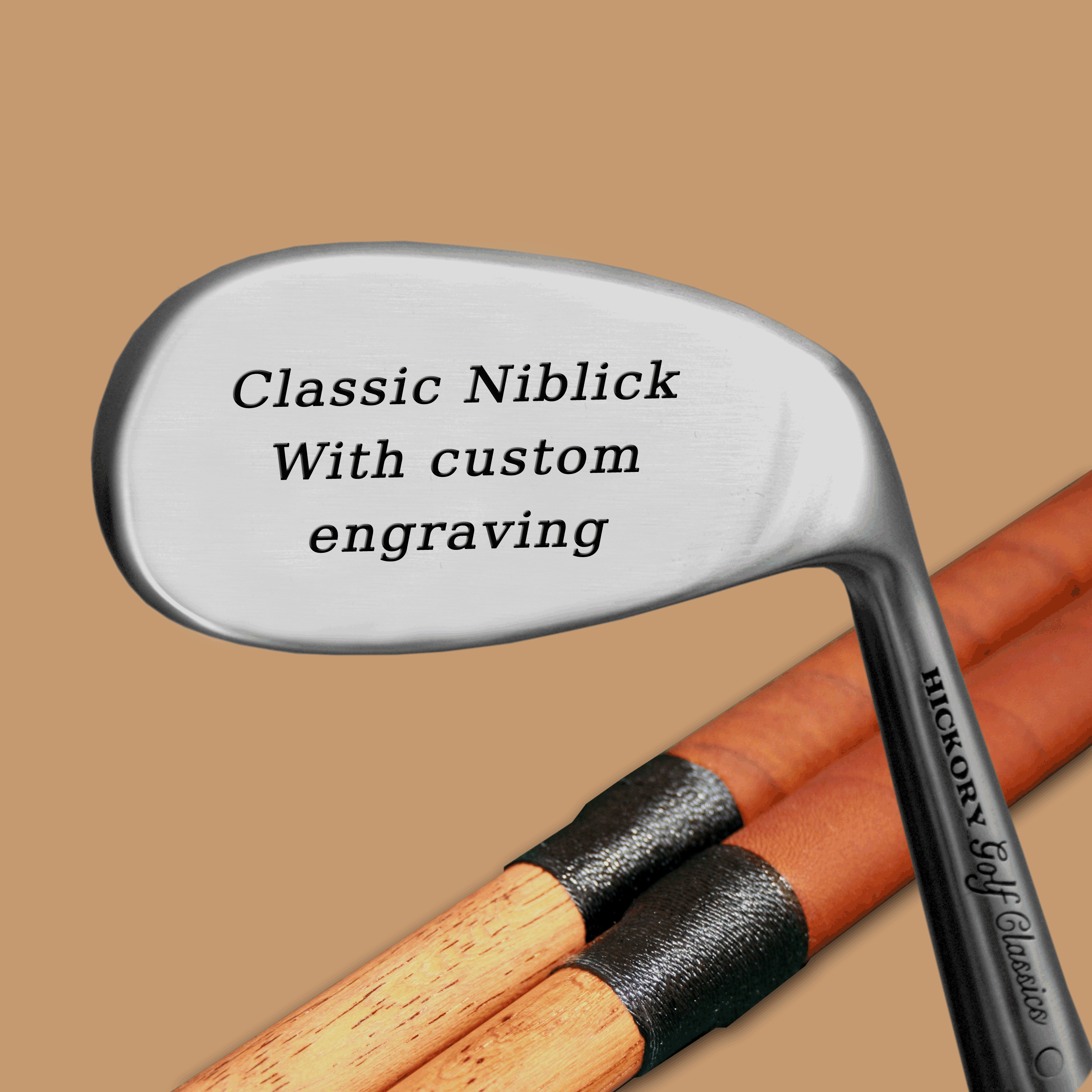 Engraved Hickory shaft golf clubs | Hickory Golf Classics