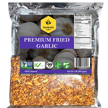 Premium Fried Garlic | 100% Natural Foods | Nawabi Life