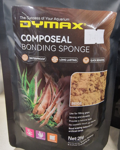 Dymax Bonding Sponge Beige 25g | Byrkley Aquatics