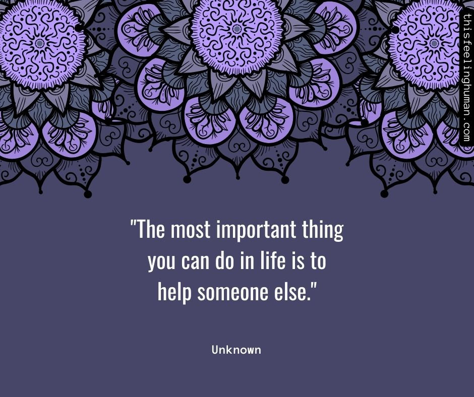 Daily Reflection - The Profound Impact of Helping Others