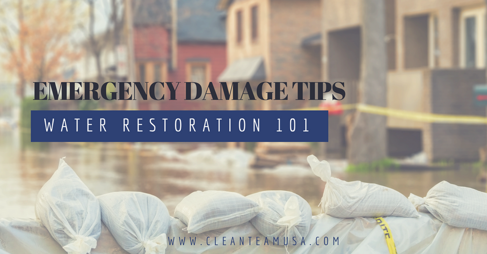 Water Restoration 101: Emergency Damage Tips