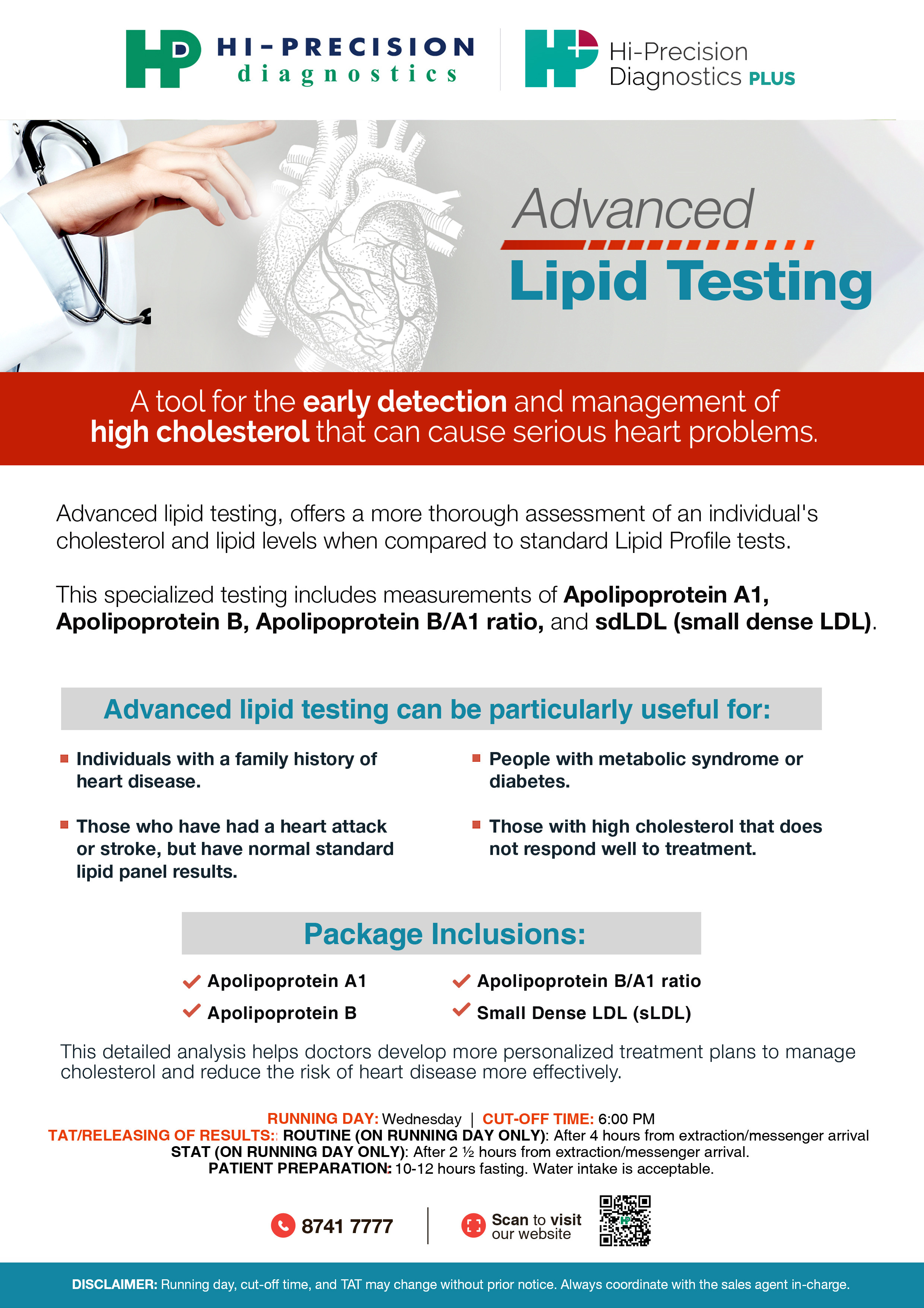 Advanced Lipid testing