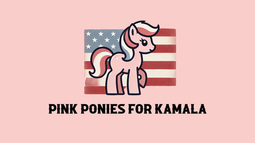 Pink Ponies for Kamala at The Coconut Express: Shop Now