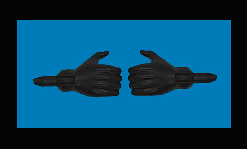 1/9 Adventure Command “Kung fu grip hands” Obsidian (black) | White ...