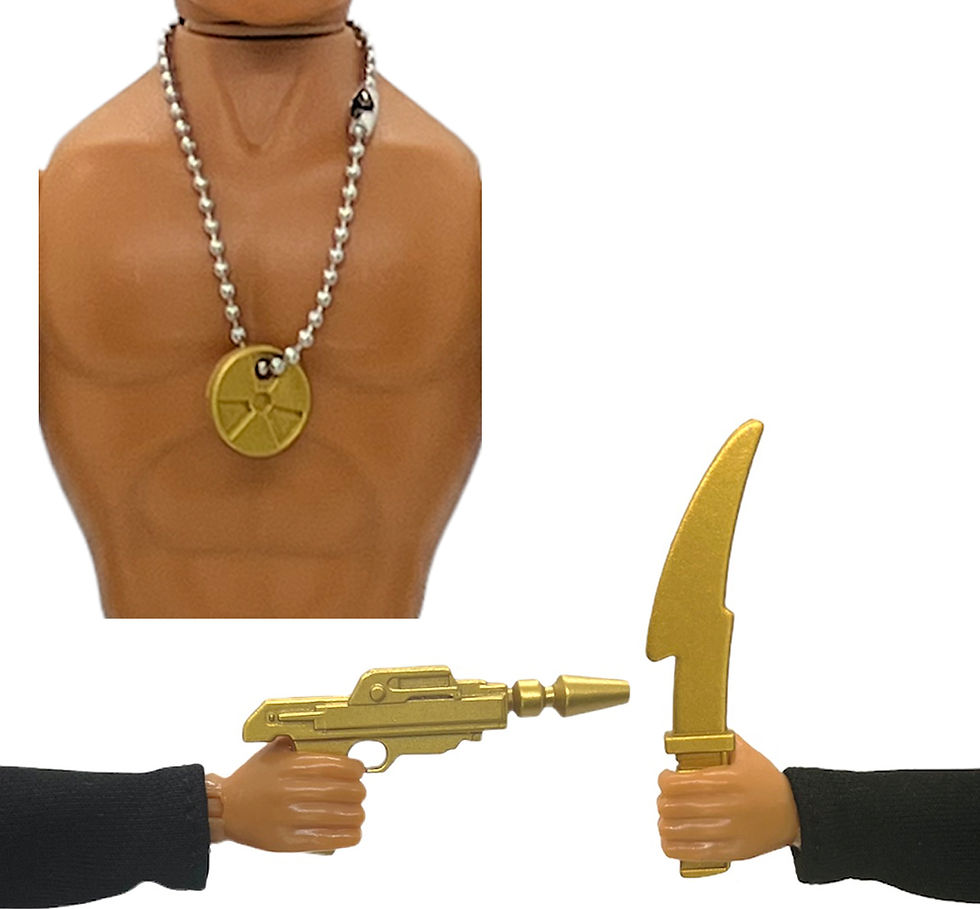 1/9 “Adventure Command” Dark Matter Weapons Set - Gold | White Elephant ...