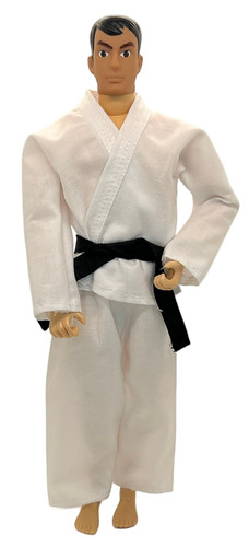 1/6 Scale “Combat Man” (Karate) Figure “Black” Hair | White Elephant Toyz