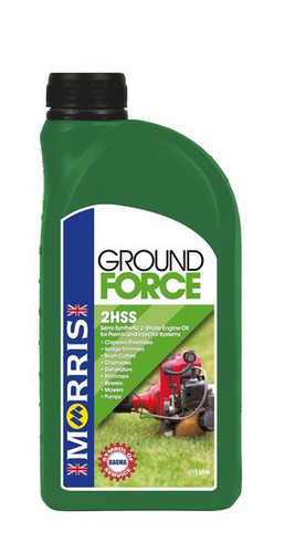 MORRIS Ground Force 1Ltr 2HSS Semi-Synthetic 2-Stroke Engine Oil ...